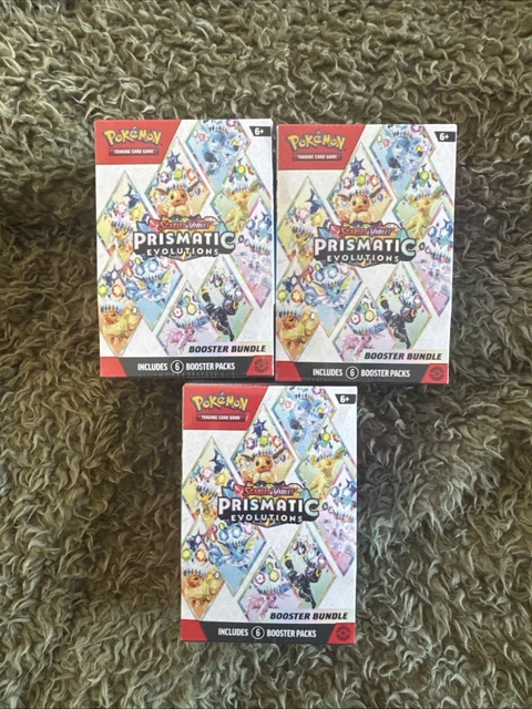 POKEMON TCG SCARLET & Violet Prismatic Evolutions Booster Bundle - Sealed £47.51 - PicClick UK