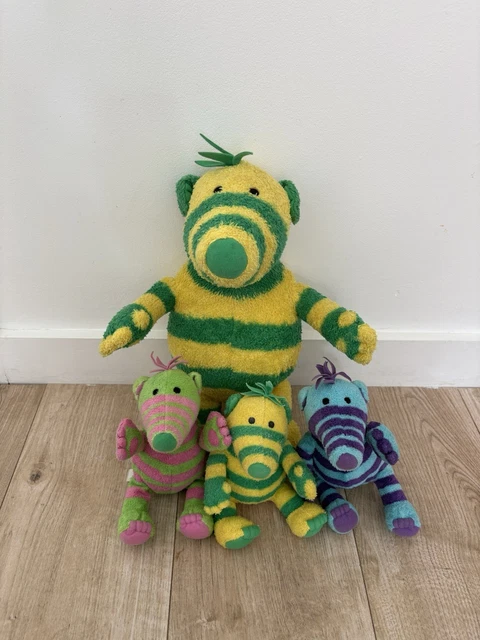 FIMBLES PLUSH BUNDLE Fimbo Baby Pom Florrie Soft Toys CBeebies Set 4 ...