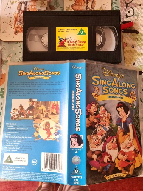 SING ALONG SONGS - Heigh Ho (VHS) £6.00 - PicClick UK