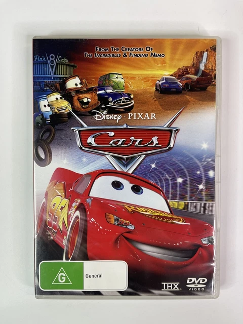 CARS 2006 DVD Animated Walt Disney Pixar Family Adventure Film Owen ...