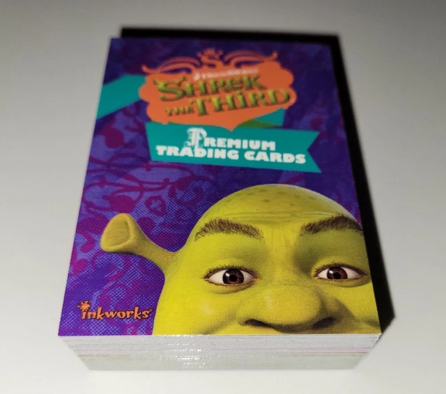 2007 SHREK THE Third COMPLETE CARD SET 72 NM/MT Inkworks / OGRE MONSTER ...