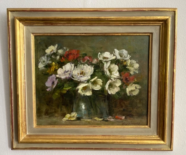 HERRLICHES GEMÄLDE VON Gerhard Arnold Blumen Stillleben signiert EUR 700,00 - PicClick DE