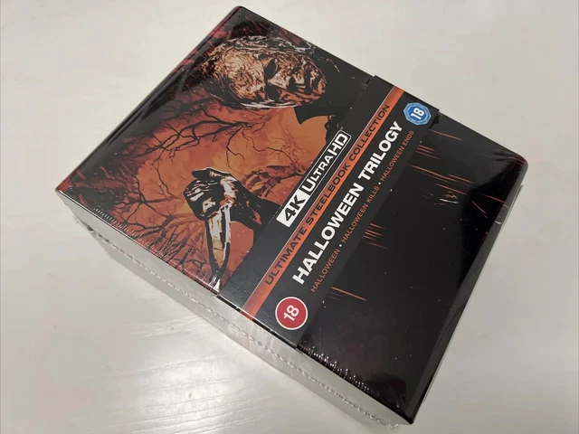 HALLOWEEN TRILOGY BOXSET 4K UHD Blu-ray SteelBook U.K. Exclusive EUR ...