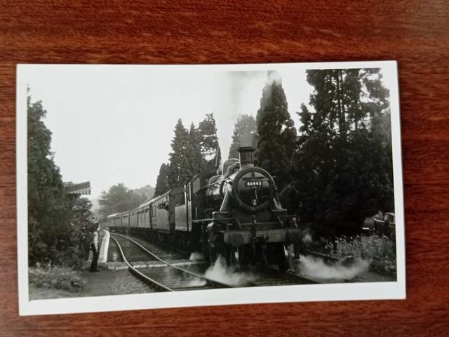 PHOTOGRAPH OF LMS Ivat Class 2 46443 Hampton Load 22/7/72 £2.50 ...