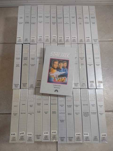 STAR TREK ORIGINAL Series Collectors Edition VHS lot 37 Factory Sealed ...
