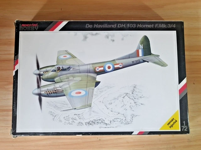SPECIAL HOBBY SH72054 DE HAVILLAND DH.103 HORNET F.Mk.3/4 1/72 Model ...