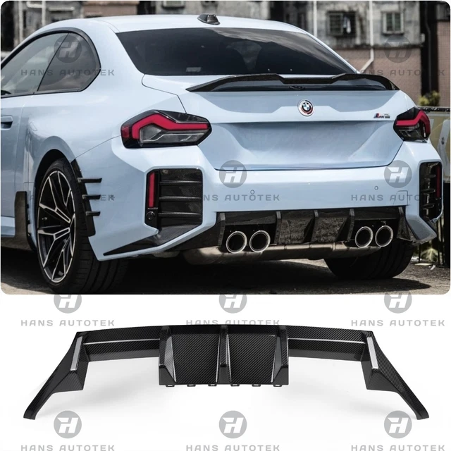 M PERFORMANCE STYLE Full Carbon Fiber Rear Diffuser For Bmw M2 G87 ...