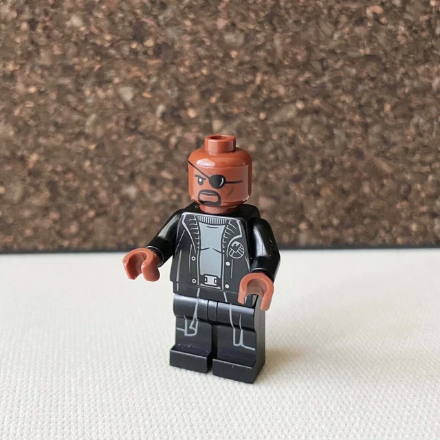 LEGO SPIDER-MAN - Nick Fury Minifigure SH585B Far From Home, nuovo da ...