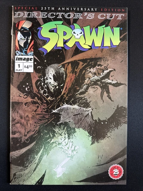 SPAWN #1 WOOD Variant Directors Cut Mcfarlane Image Comics 1ère impression presque comme neuf ...