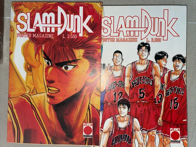 SLAM DUNK POSTER Magazine 1-2 Planet Manga Takehiko Inoue Nuovi ...