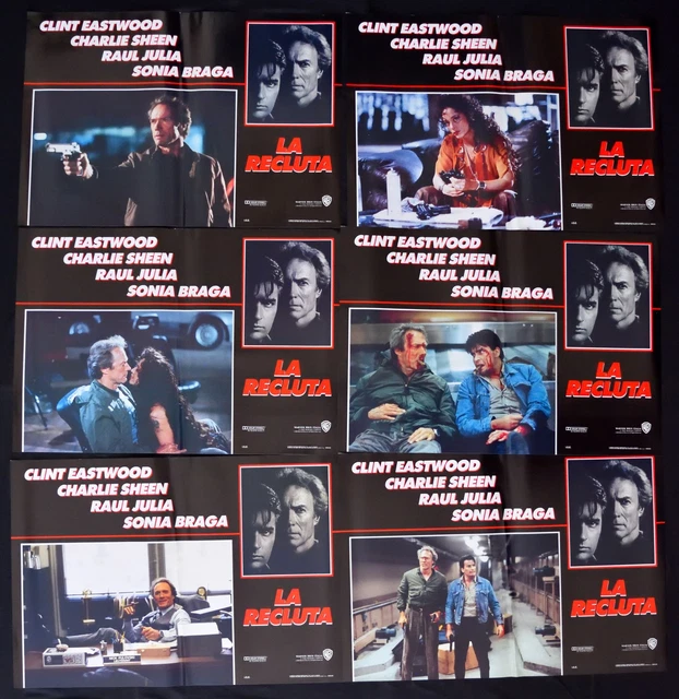FOTOBUSTA EL RECLUTA Clint Eastwood Chrlie Sheen Sonia Braga F204 EUR ...