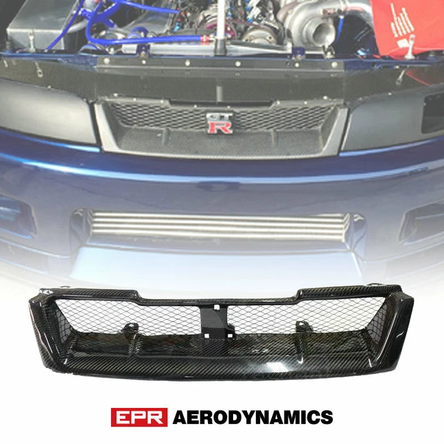 OE STYLE CARBON Front Bumper Grill Bodykit(GTR Only) For Nissan R33 ...