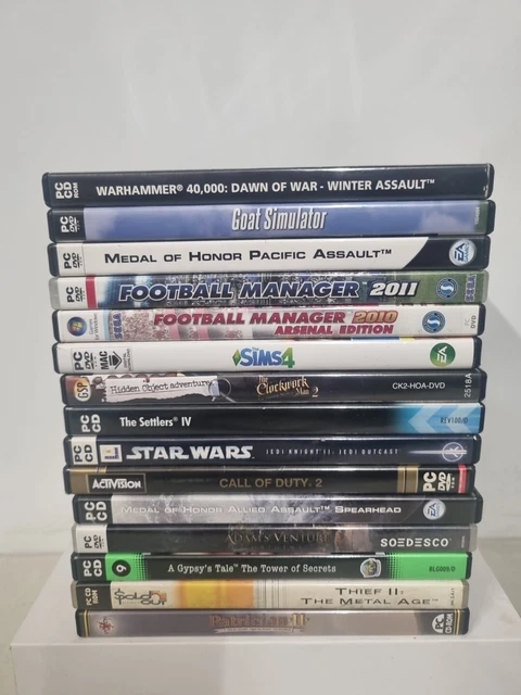 15X PC DVD/CD ROM Games Bundle - Collectable Job Lot Great Titles £19. ...