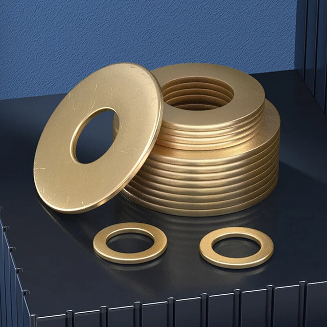 M2 M3 M4 M5 M6 M8 M10 M12 - M24 Solid Brass Penny Repair Washers ...