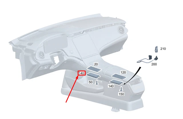 MERCEDES-BENZ EQS V297 Load Communication Control Unit A2239001236 NEW ...