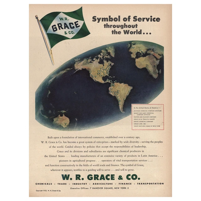 1955 GRACE LINE: Symbol of Service Vintage Print Ad $7.50 - PicClick
