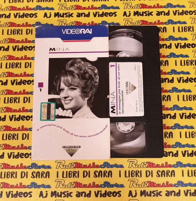VHS MINA LE immagini piu'belle di un mito 1 FONIT CETRA PRO 2 58 minuti ...
