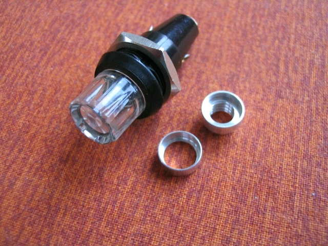 BELLING LEE L1896A CLEAR E5/8 Midget Flange Panel Mount Ind Lamp Lamp ...