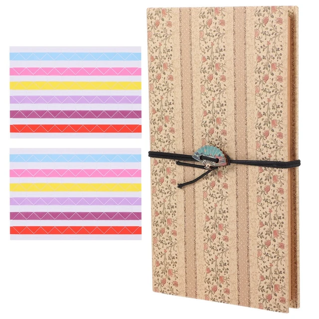 VINTAGE ALBUM DIY Pasting Photo Album Creative Folding Pages Photo ...