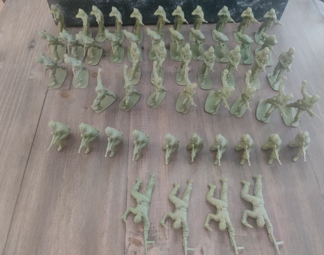 AIRFIX TOY SOLDIERS British Commandos 1/32 Scale WW2 53 figures £0.99 ...