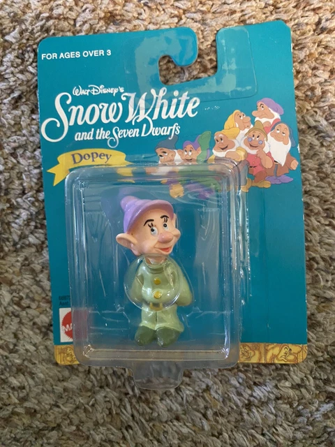 DISNEYS SNOW WHITE and the Seven Dwarfs Dopey Figurine Mattel £9.08 ...