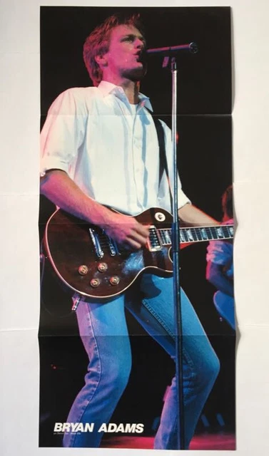 BRYAN ADAMS BONUS Pin Up 1985 CLIPPING JAPAN MAGAZINE ML 3M EUR 8,65 ...