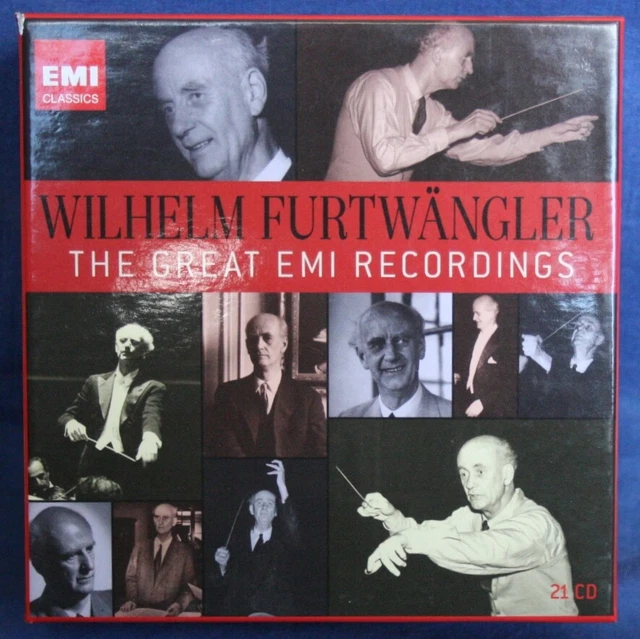 WILHELM FURTWANGLER - The Great Emi Recordings - Box 21 Cd N.5819 EUR 115,00 - PicClick FR