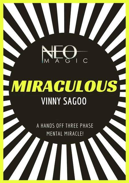 MIRACULOUS BY VINNY Sagoo (Neo Magic) - Self Working Full Deck Magic ...