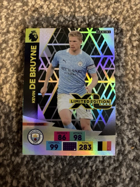 PANINI ADRENALYN XL Premier League 2020/21 Kevin De Bruyne Limited Edition £1.99 - PicClick UK