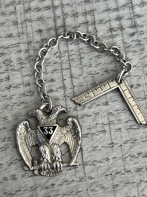 SCOTTISH RITE 33 Degree with Compass In Sterling Silver, Seattle ...