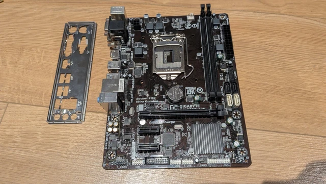 GIGABYTE GA-H81M-S2V SOCKET LGA 1150 Micro ATX Motherboard & I/O Shield ...
