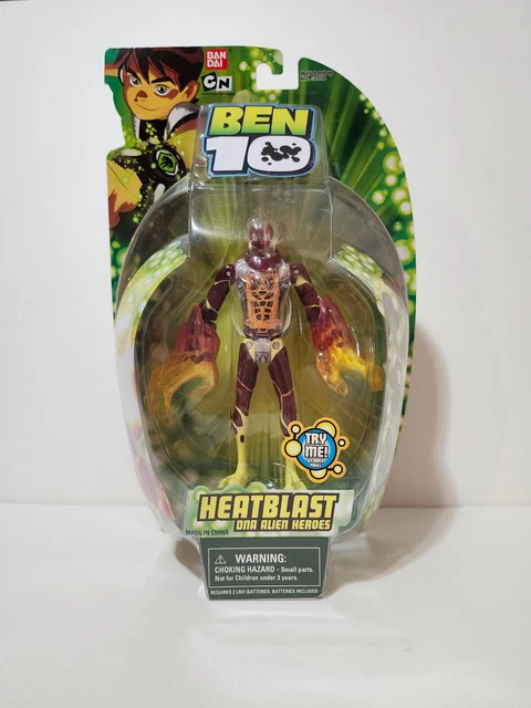 BEN 10 DNA Alien Heroes Heatblast Figure, Bandai 2006, Mint $60.00 ...