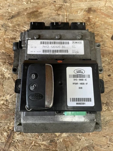 LAND ROVER DEFENDER Puma 2.4 TDCI ECU Set Matching 10AS New Style Fob ...