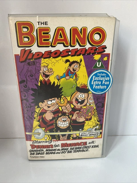 THE BEANO VIDEOSTARS VHS PAL 1994 Dennis The Menace & Gnasher Video £4. ...