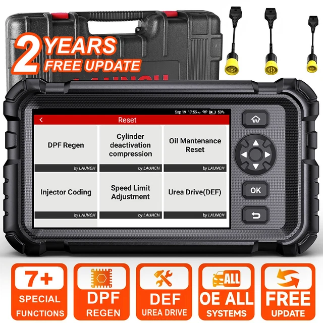 HEAVY DUTY TRUCK Diesel Scanner Speed Limit Adjust DPF Regen Full ...