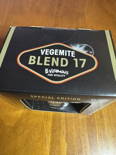 VEGEMITE BLEND 17 Special Edition 150g Vegemite Collector Box STILL ...