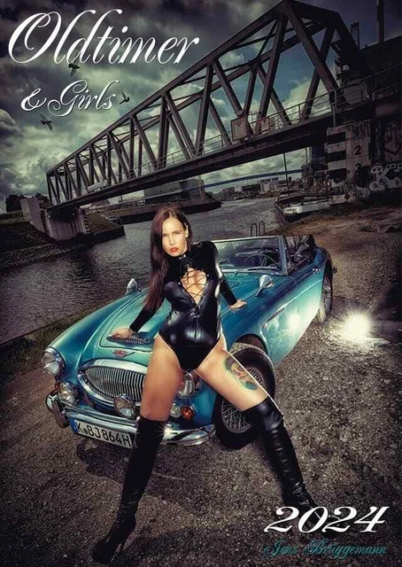 Pin Up Kalender Oldtimer And Girls 2024 Sexy Akt Frauen Erotik Pinup