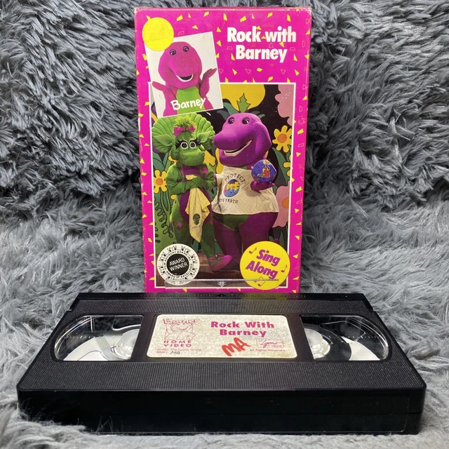BARNEY & FRIENDS Rock With Barney VHS 1990 Video Tape Sing Along Lyons ...