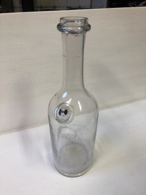 ANTICA BOTTIGLIA 1 Litro Vetro Soffiato Filata Altare (Sv) Con Bollo In ...