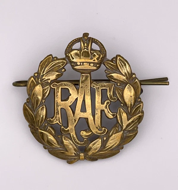 ORIGINAL WW2 RAF Cap Badge with Split Pin £11.99 - PicClick UK