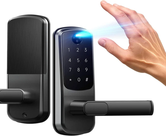 PALM VEIN RECOGNITION Smart Lock Keyless Entry Keypad Smart Door Lock w ...