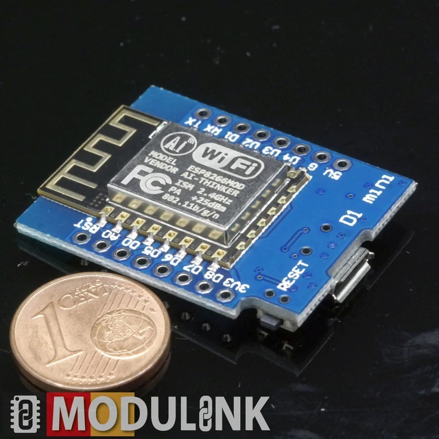 D1 WEMOS MINI IOT ESP8266 DIY ESP12 WLAN WiFi NodeMcu Arduino Raspberry Pi DIY EUR 6,18 ...