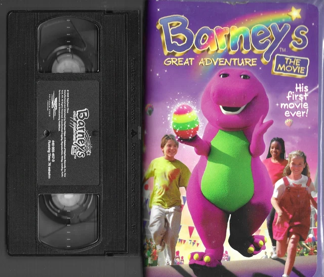“BARNEY'S GREAT ADVENTURE - The Movie” VHS Clamshell His First Movie ...