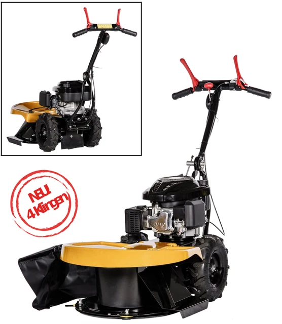 LUMAG HOCHGRASMÄHER KREISELMÄHER HGS 580 Benzin-Motor 4 Messer EUR 939 ...
