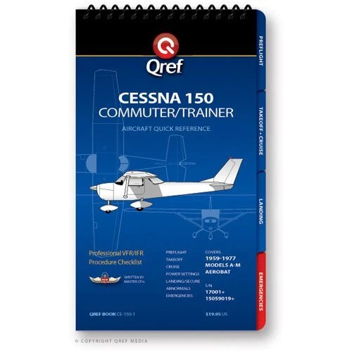 CESSNA 150 QREF CHECKLIST BOOK By Jason Clemens **BRAND NEW** $41.95 ...