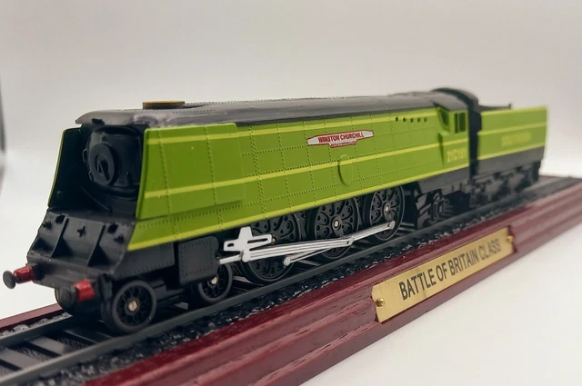 WINSTON CHURCHILL STEAM Locomotive Train Model Railway Display Model ...