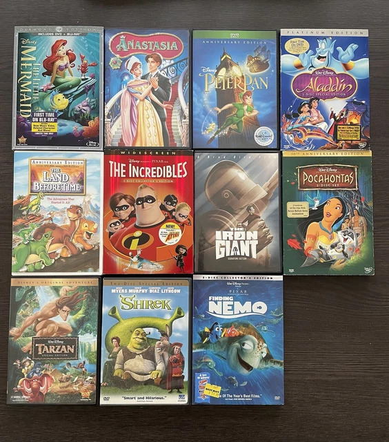 DISNEY ANIMATION AND Others- DVD Lot Of Seven(7 Items)- Like New $49.00 ...
