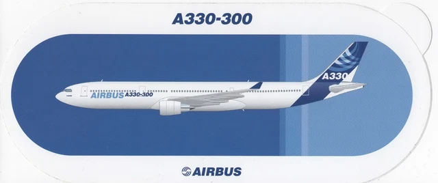 ~ AIRBUS A330-300 in NEW HOUSE COLOURS ~ Sticker / Decal ~ RARE ~ EUR 4 ...