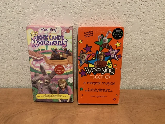 WEE SING VHS Set - Wee Sing Together Musical & Wee Sing Big Rock Candy ...
