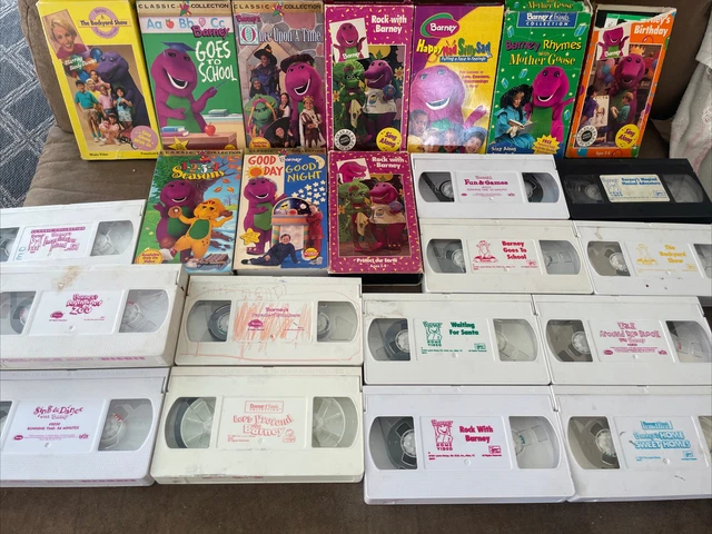 LOT OF BARNEY vhs tapes EUR 120,44 - PicClick FR